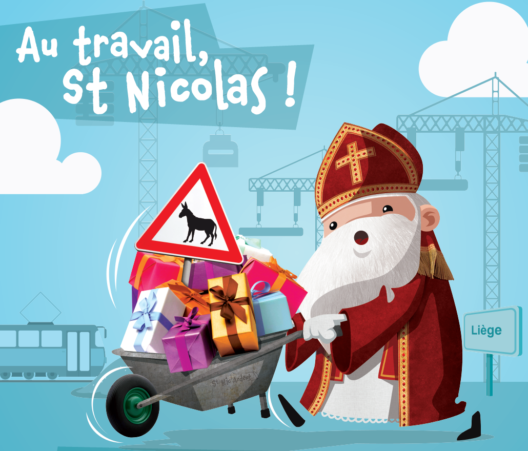 Au travail, St Nicolas ! - Les Galeries St Lambert